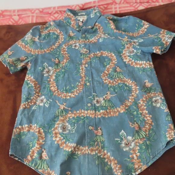 reyn spooner | Shirts | Reyn Spooner Hawaiian Shirt Reverse Print Hula ...
